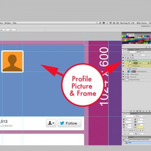 Seamless Twitter Background and Header Template - FREE
