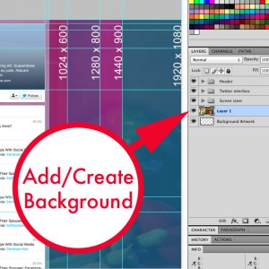 Seamless Twitter Background and Header Template - FREE